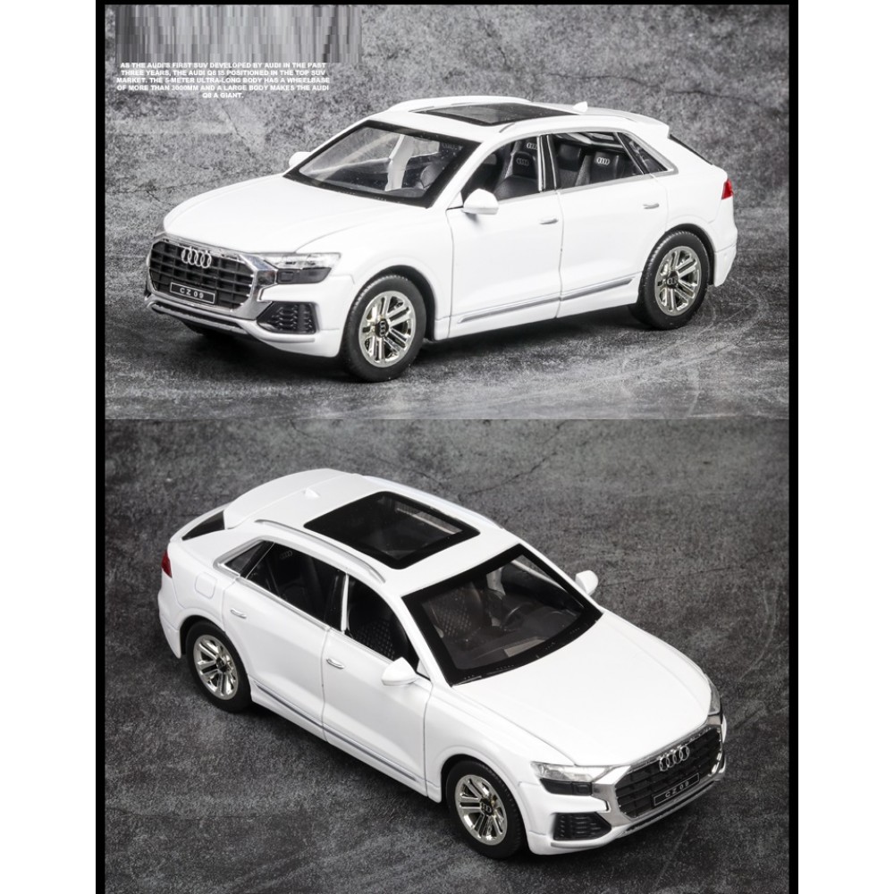 Ontek 1:24 Diecasting Alloy Car Model Audi Q8 AMG Toy Car, Pull Back ...