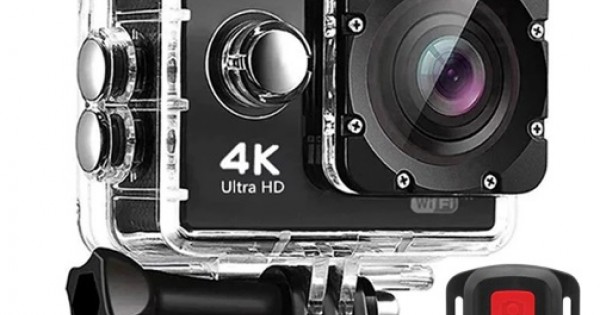 4K Ultra HD Mini Action Camera 2.0inch Screen WiFi Remote Control ...